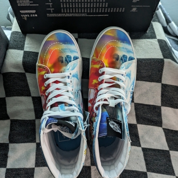 Vans | Shoes | Vans Sk8 Hi X One Piece Men 7 Punk Hazard Multicolor ...